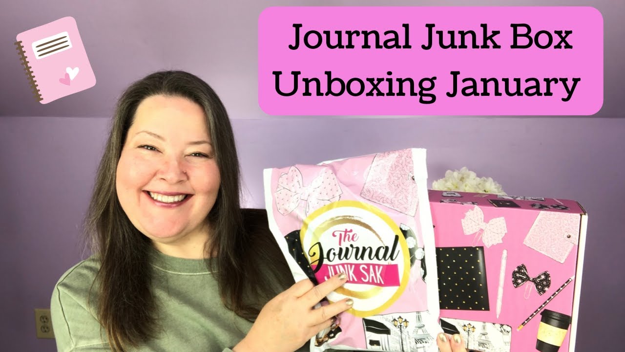 Journal Junk Box & Sack - Unboxing January - YouTube