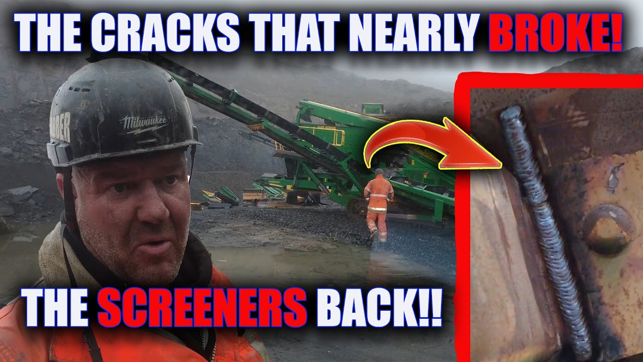 Deep in A Quarry Welding in Torrential Weather! - YouTube