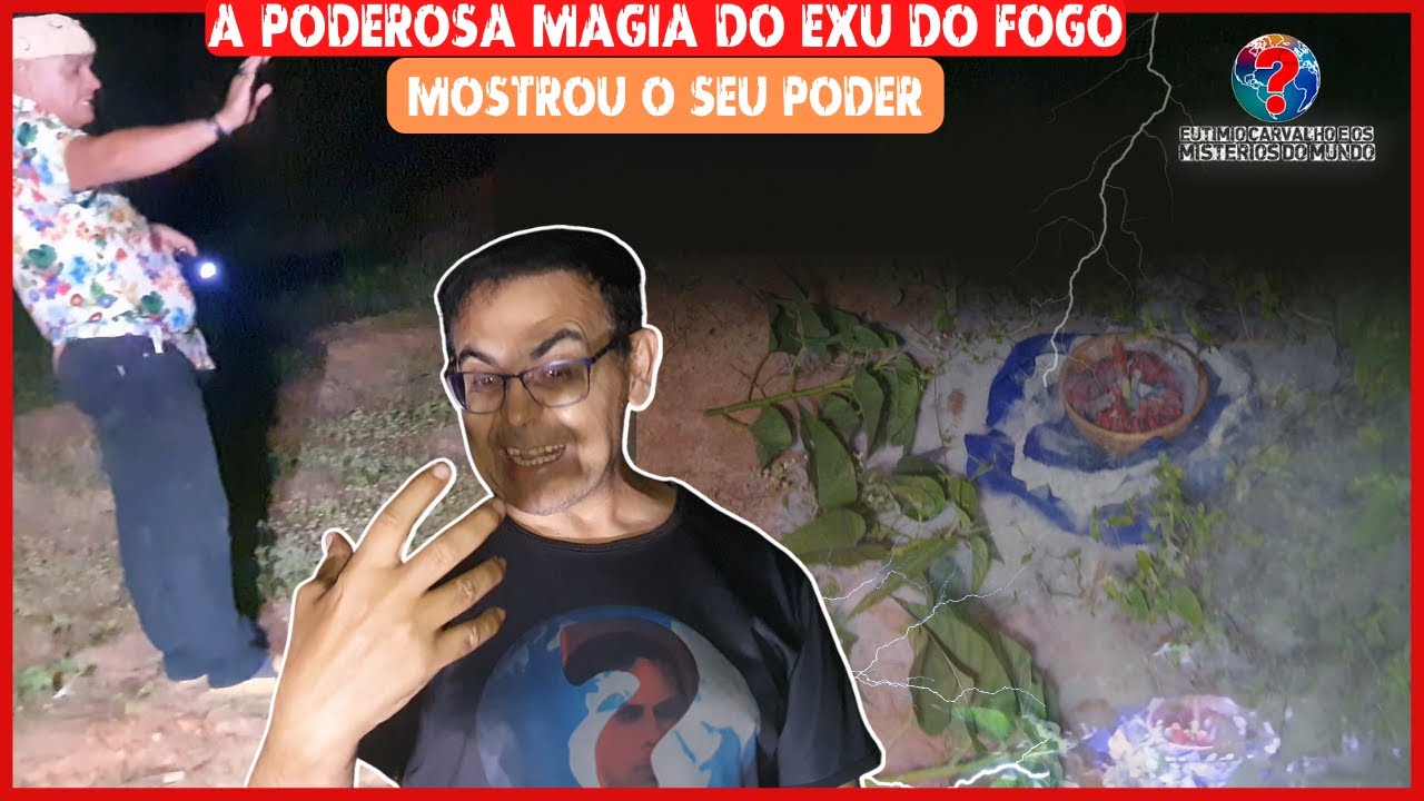 Saímos para investigar a magia negra e o poder do Exu do fogo - YouTube