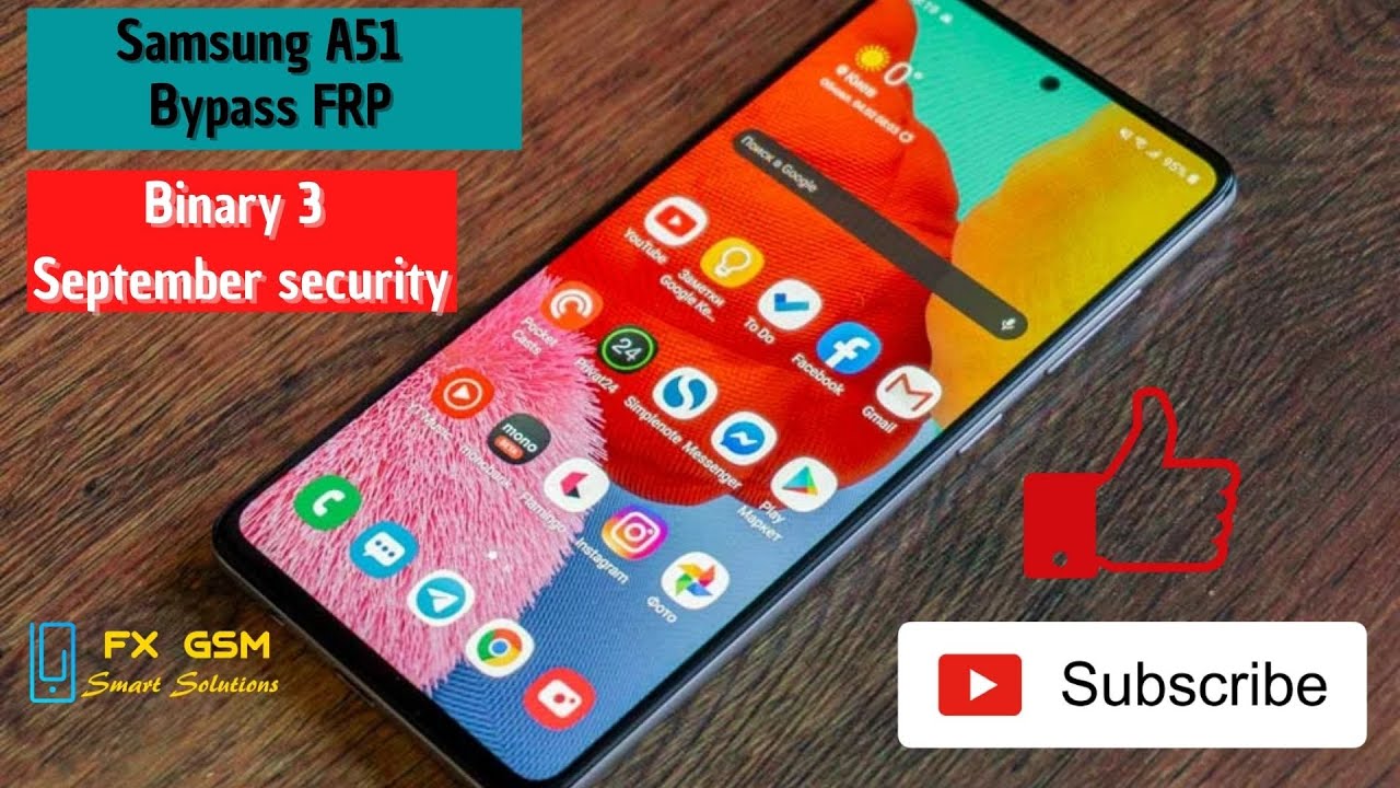 Samsung A51 (A515F) Bypass FRP september security - YouTube