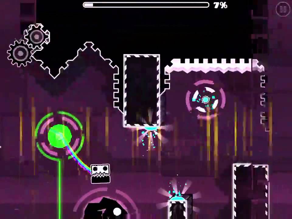 [PATCHED] Geometry Dash: Deadlocked bug: cube in wave area - YouTube