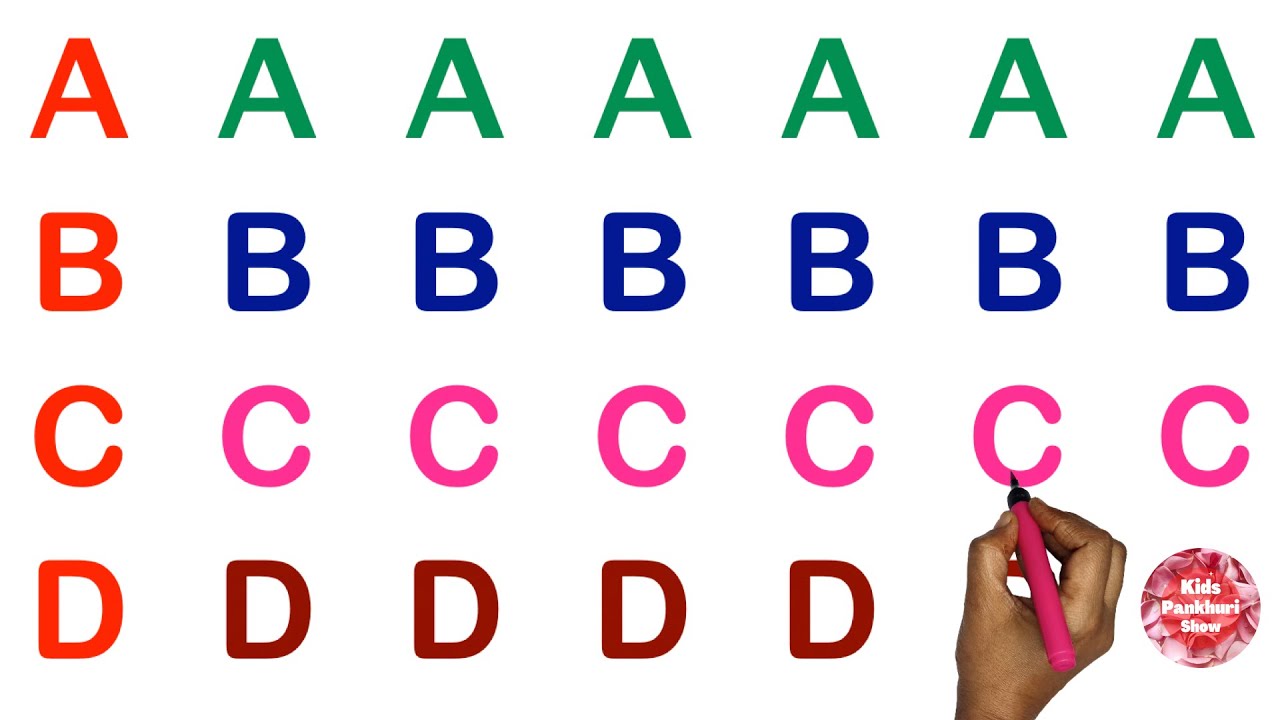 Abc Dotted Tracing, English Alphabet, Preschool learning Videos # ...