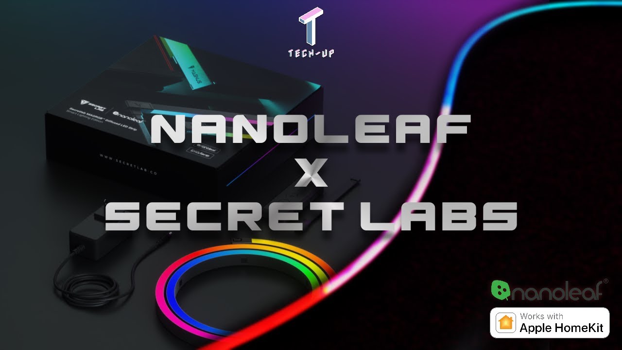 First Look At The Nanoleaf X Secret Labs MAGRGB Strip - YouTube