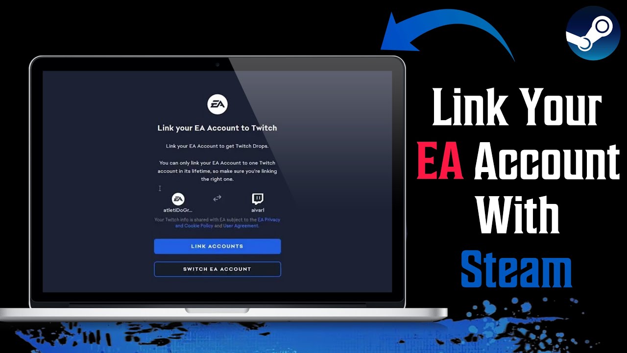 How To Link Your EA Account With Steam | 2024 - YouTube