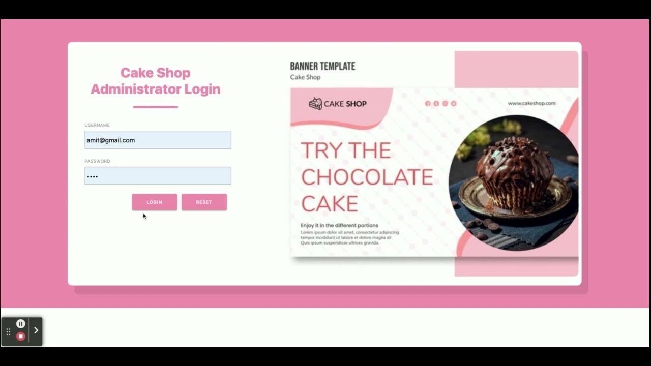 Cake Shop Management System Spring Boot Angular Project Tutorial Spring Boot Crud Project