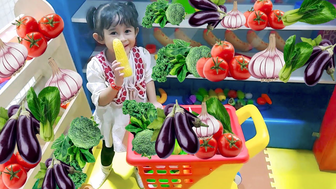 Mandi Bola Warna Warni Sambil Mengenal Nama Buah dan Sayuran di ...