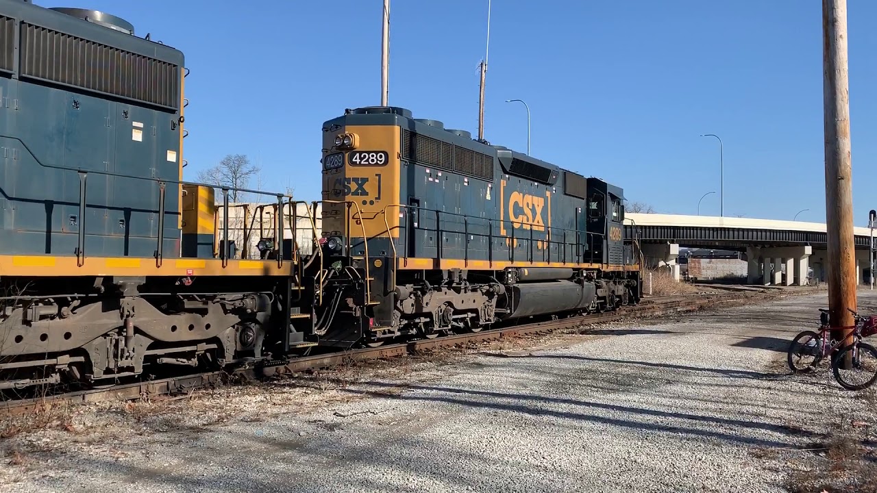 CSXT Q504-05 at CP Oklahoma 1-5-20 - YouTube