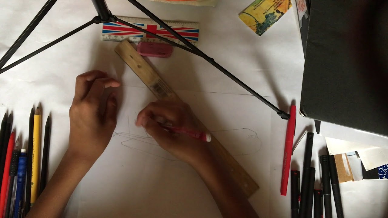 How to Draw an Air Malta Airbus A320 | Drawing Tutorial - YouTube