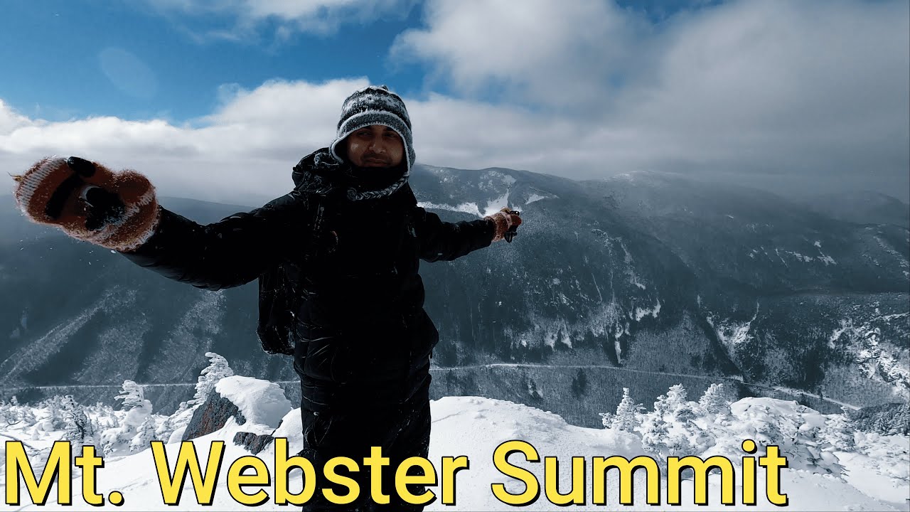 Hiking the White Mountains | Mt Jackson and Mt. Webster loop | NH 4K ...