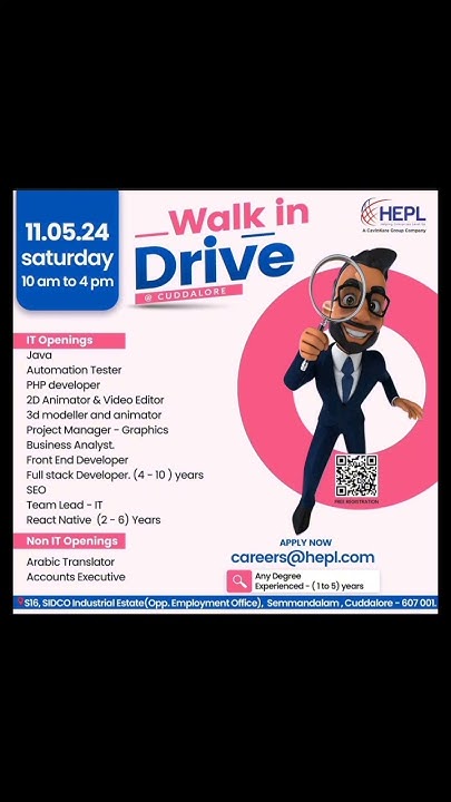 Hepl Walk In For Javatesterfullstackbackendreactnative Fresher Jobinterview Viral