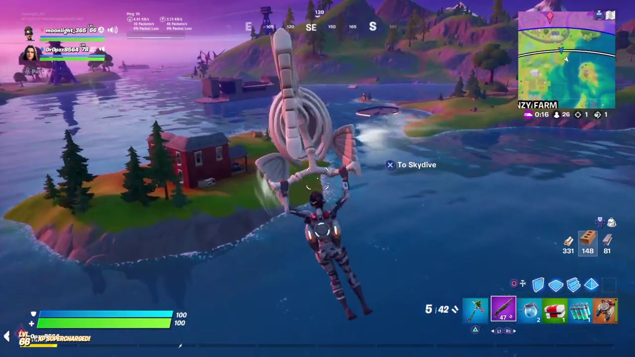 Building a sky base and teaming - YouTube