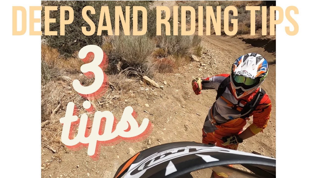 3 Deep Sand Riding Tips ~ Hungry Valley Gorman 4K - YouTube