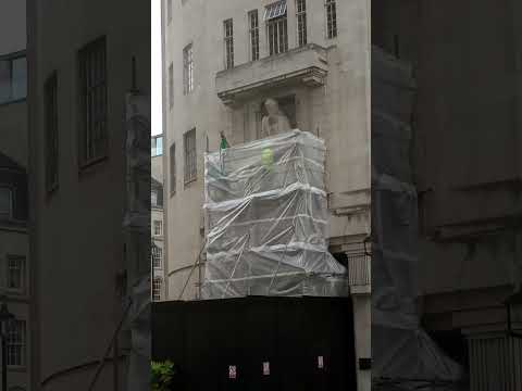 update BBC Eric gill statue - YouTube