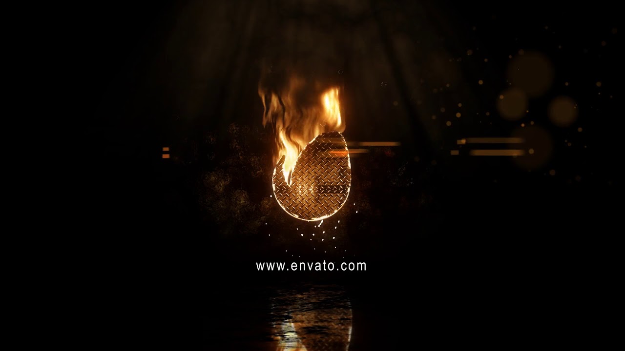 Realistic Fire Logo 2 - YouTube