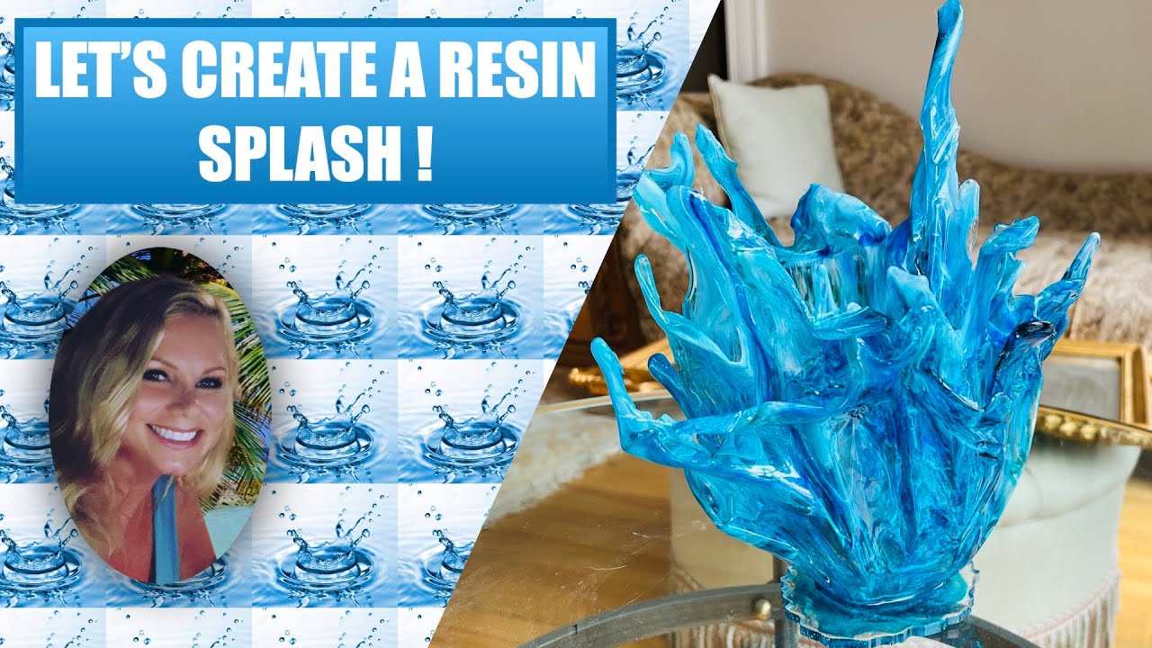 (152) LET'S CREATE A RESIN SPLASH ! - YouTube
