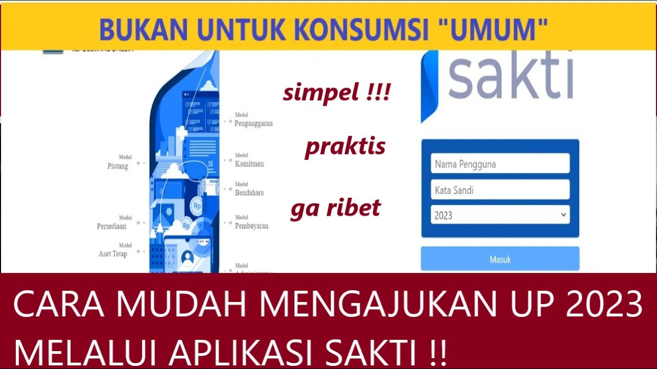 UP 2023 || Cara Praktis || Cara mudah || Ga Ribet mengajukan UP Tahun ...