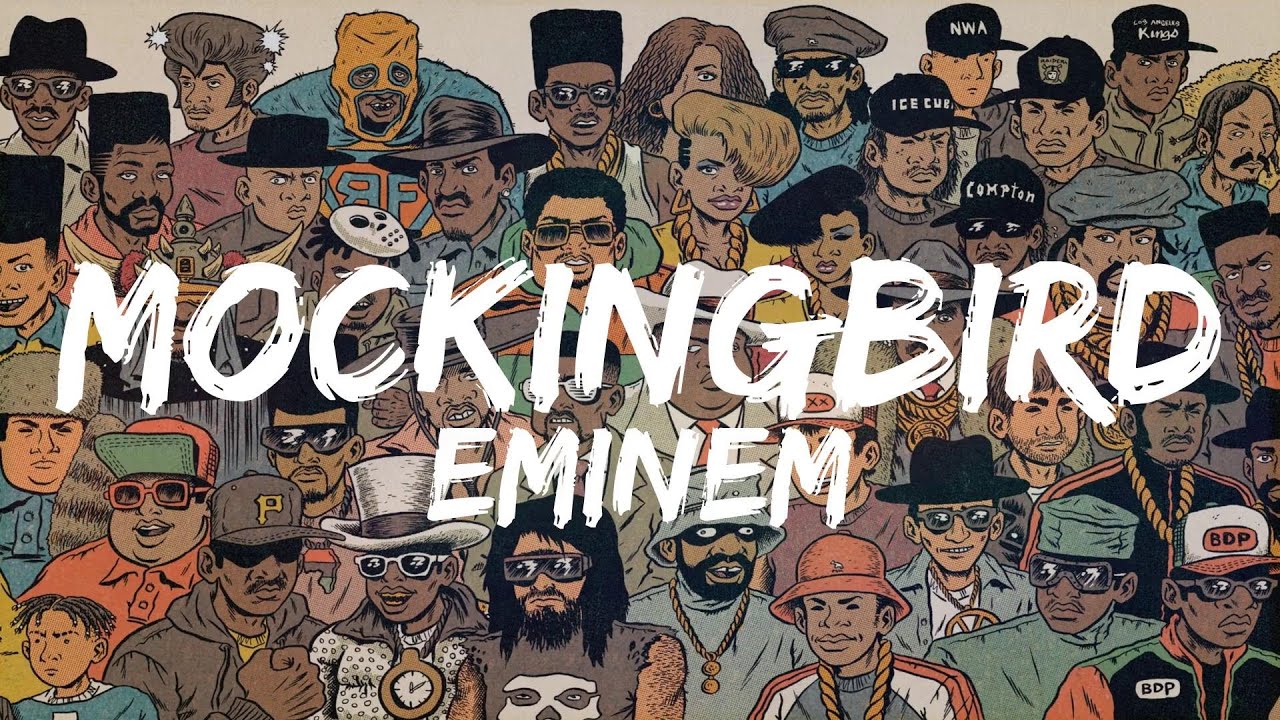 Eminem Collage Background