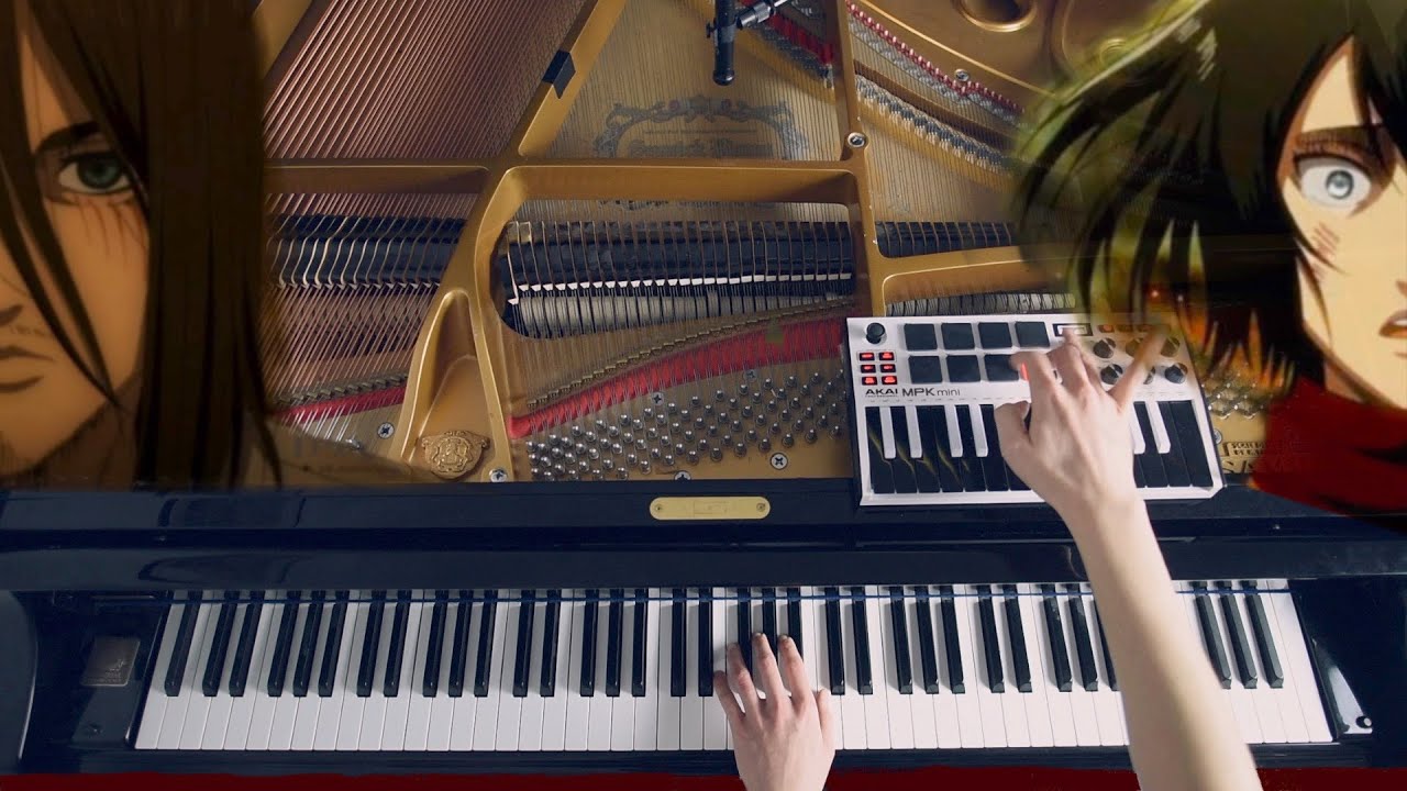 Attack on Titan Season 4 Opening MY WAR (OP 6) [Piano Loop Cover] - YouTube
