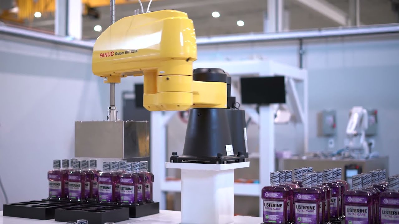 FANUC SR 12iA SCARA Robot Case Packing Listerine Bottles YouTube fanuc-sr-12ia-scara-robot-case-packing-listerine-bottles-youtube
