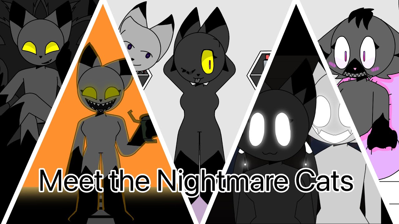 Meet the Nightmare cats // Animation (Meme?) // Stripes Series - YouTube