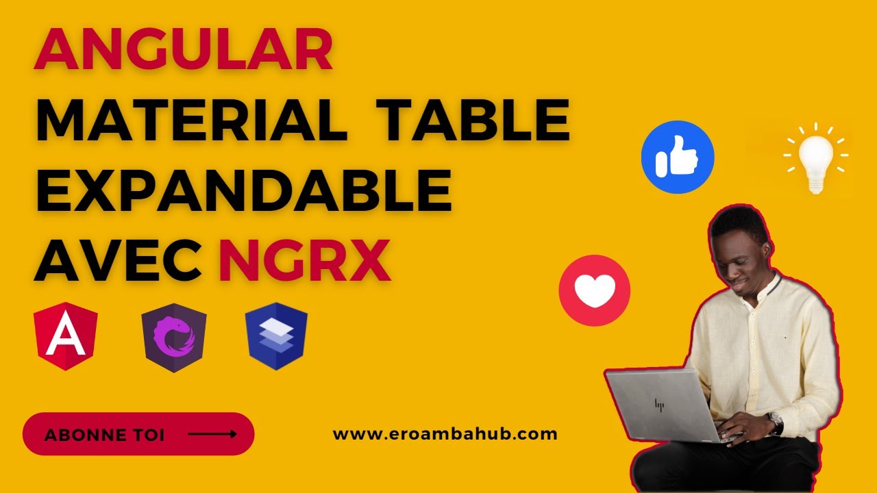 Angular material table expandable avec NGRX - YouTube