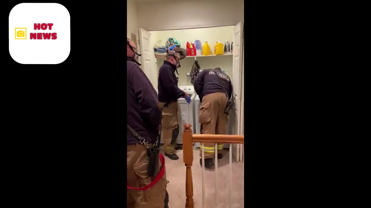 woman got trapped in her WASHING MACHINE during quarantine . - YouTube