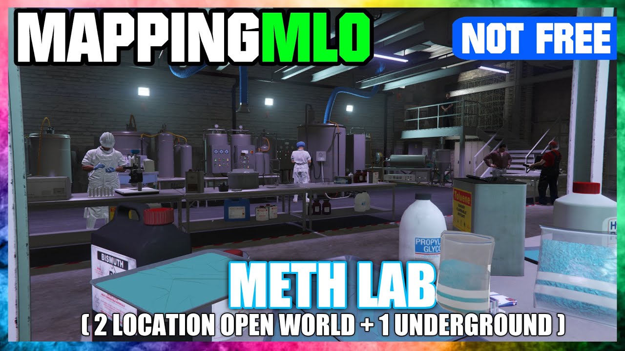MLO Secret Meth Lab ( 2 open world + 1 underground ) ( fivem ) - YouTube