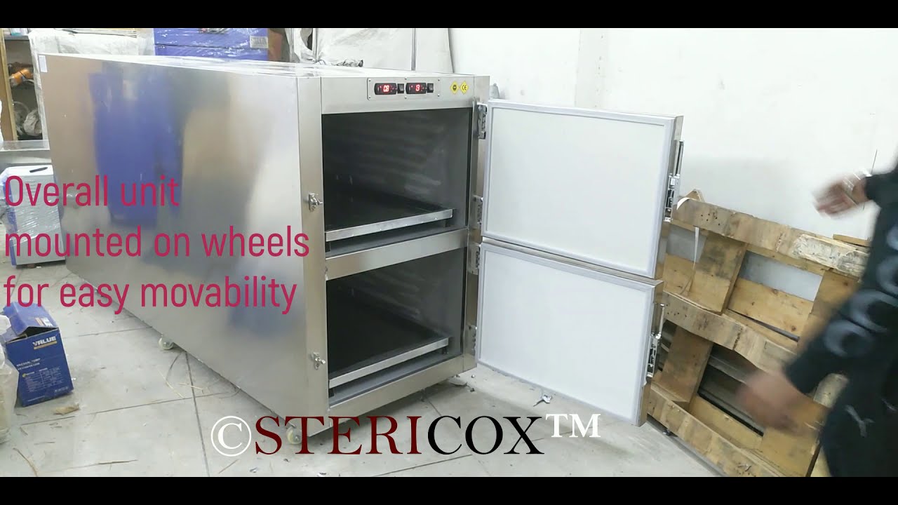 Stainless Steel Mortuary Refrigerator Two Bodies - YouTube