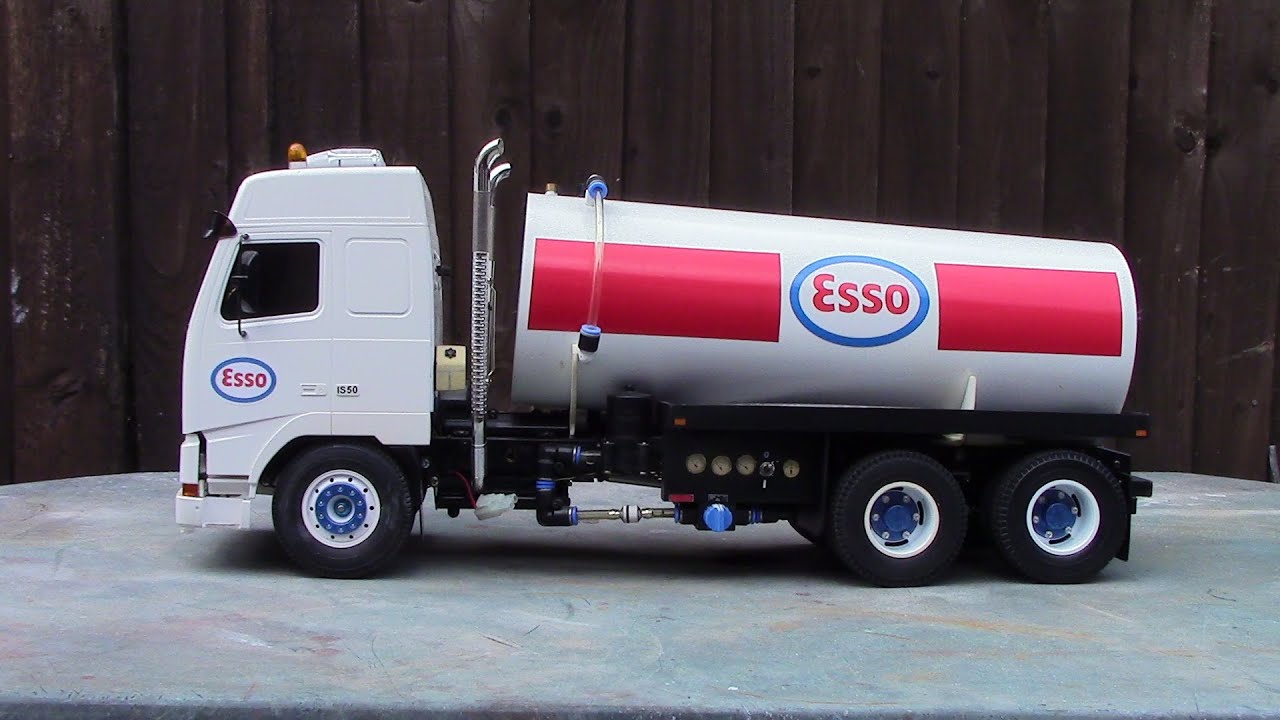 Volvo Rigid Esso Tanker build story, Built Sep 2016 - YouTube