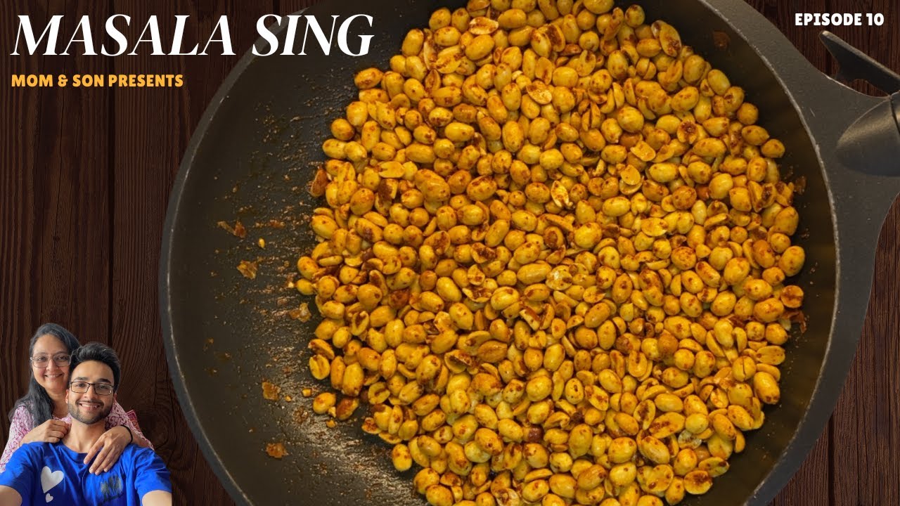 Masala Sing Recipe | Crispy Masala Peanuts | Spicy Indian Tea-Time ...
