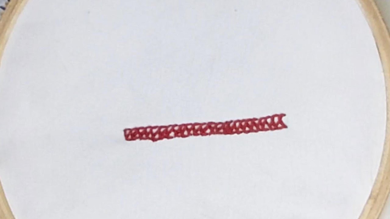 How to embroidery stitches by hand | Outline stitch embroidery design ...