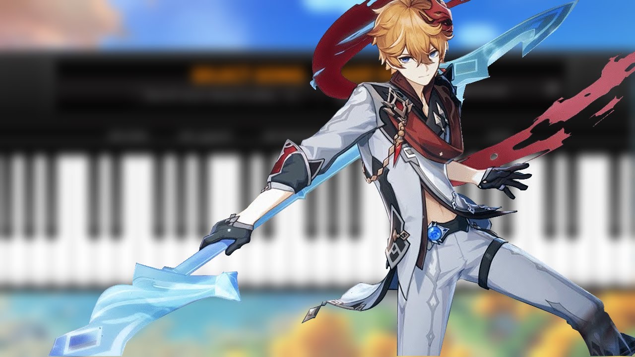 Childe Boss Battle Phase Theme HARD [ Virtual Piano Sheet ] Genshin ...