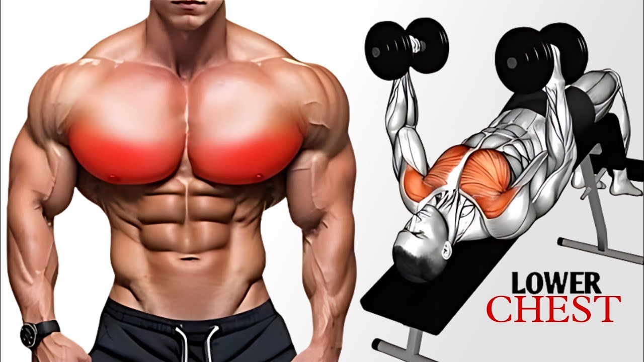 Best Lower Chest Workout At Gym (effective exercises) - YouTube