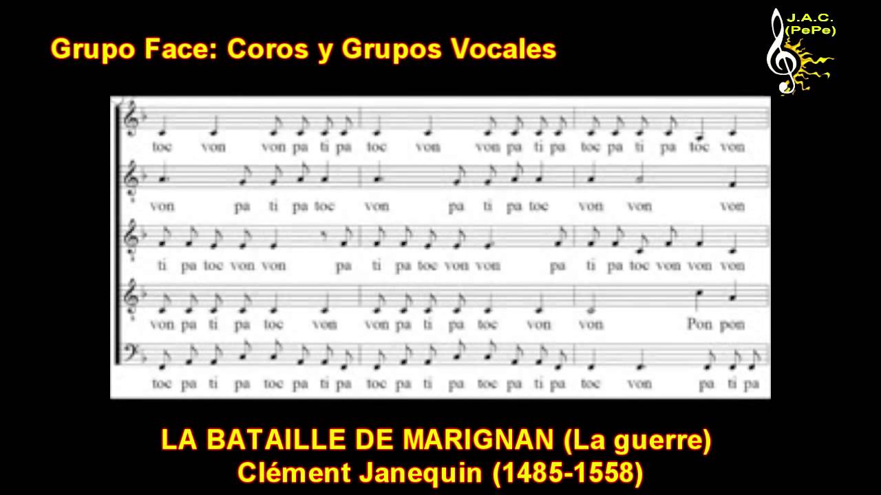 LA BATAILLE DE MARIGNAN (KING'S SINGERS - 5V) - YouTube