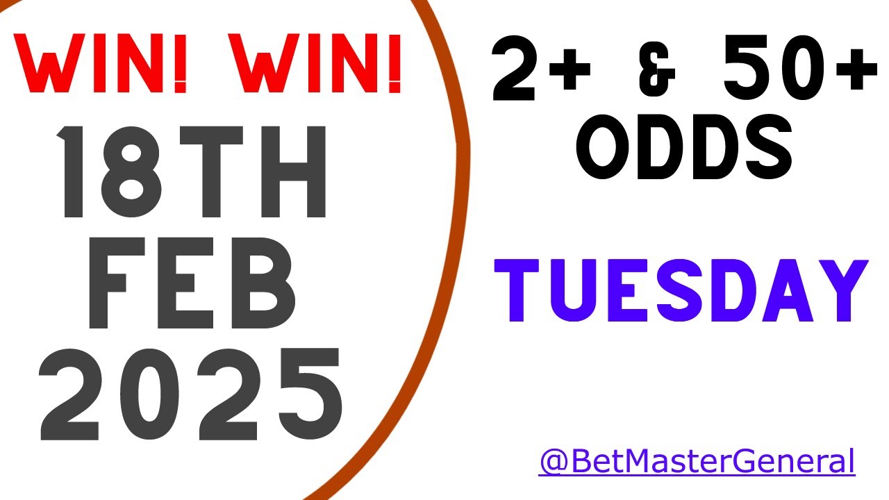 Football Prediction Today 18-02-2025 | Betting tips Today | Soccer ...