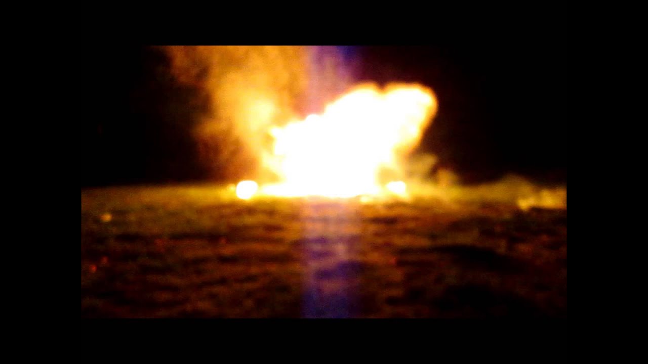 Campfire explosion - YouTube