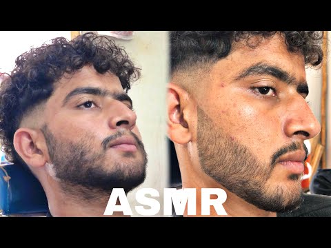 ASMR Beard fad style for men step to step chacho barber shop