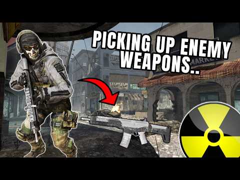 MW2 but i have to pick up the enemies weapons and get a NUKE...