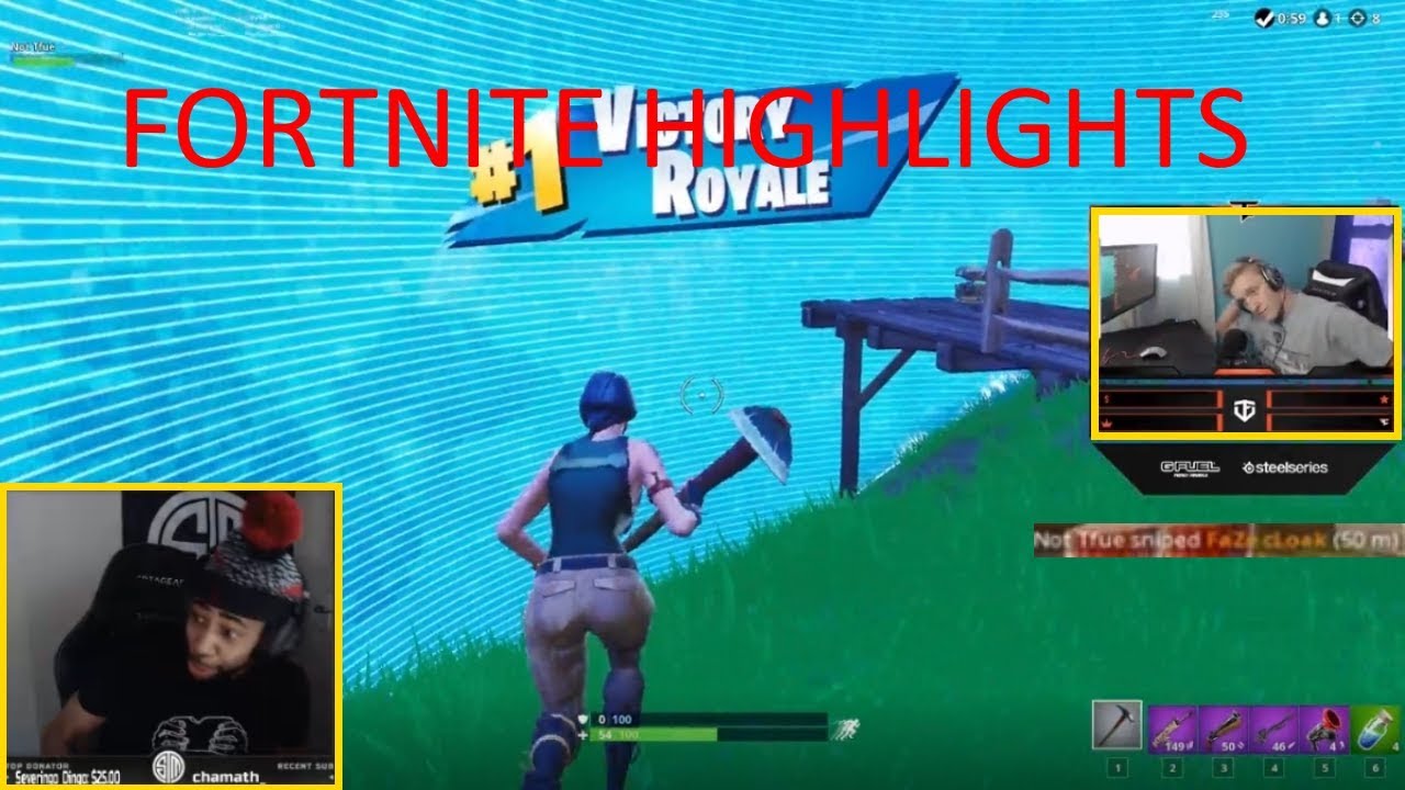 TFUE WINS SKIRMISH, CLOAK GETS DESTROYED BY TFUE, NINJA RAGE - YouTube