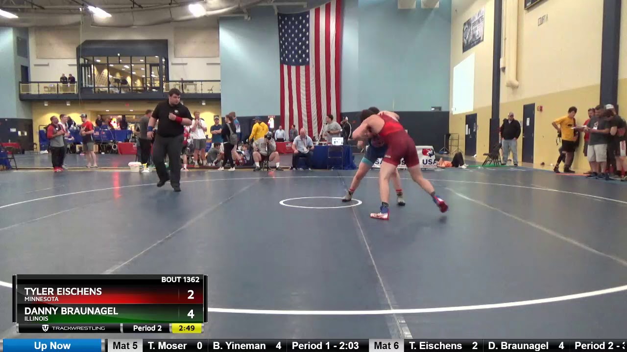 Junior Men 160 Tyler Eischens Minnesota Vs Danny Braunagel Illinois ...