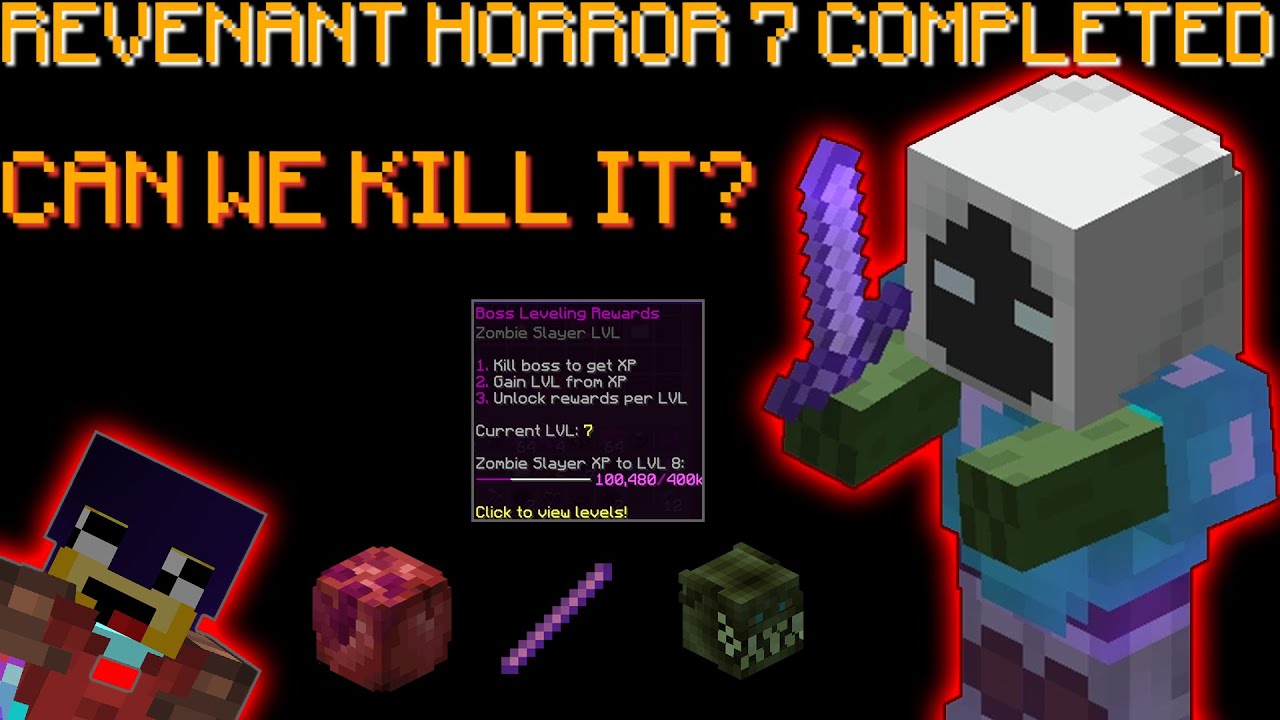 [LIVE] | [HYPIXEL SKYBLOCK] | FINALLY UNLOCKED REVENANT SLAYER 7 | CAN WE SOLO TIER 5? | NEX ...