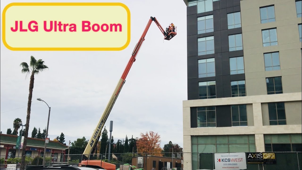 JLG Ultra Boom Lift in Action - YouTube