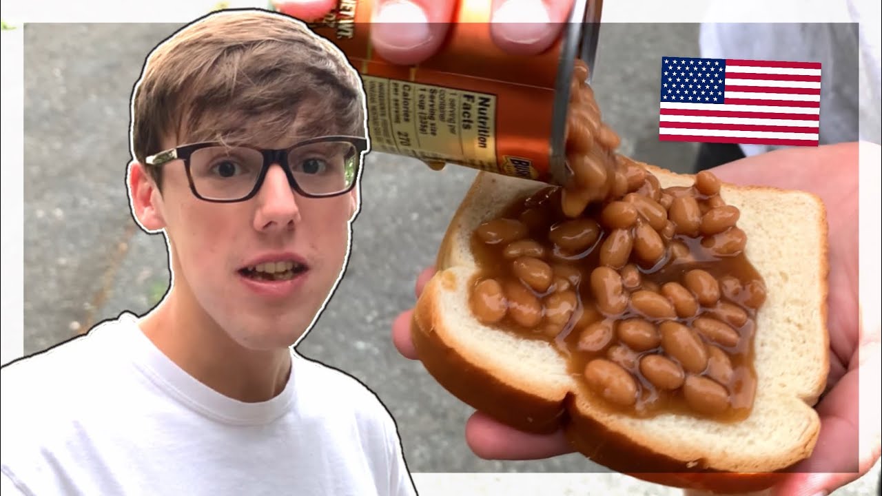 American Tries Beans on Toast! *failed horribly* - YouTube