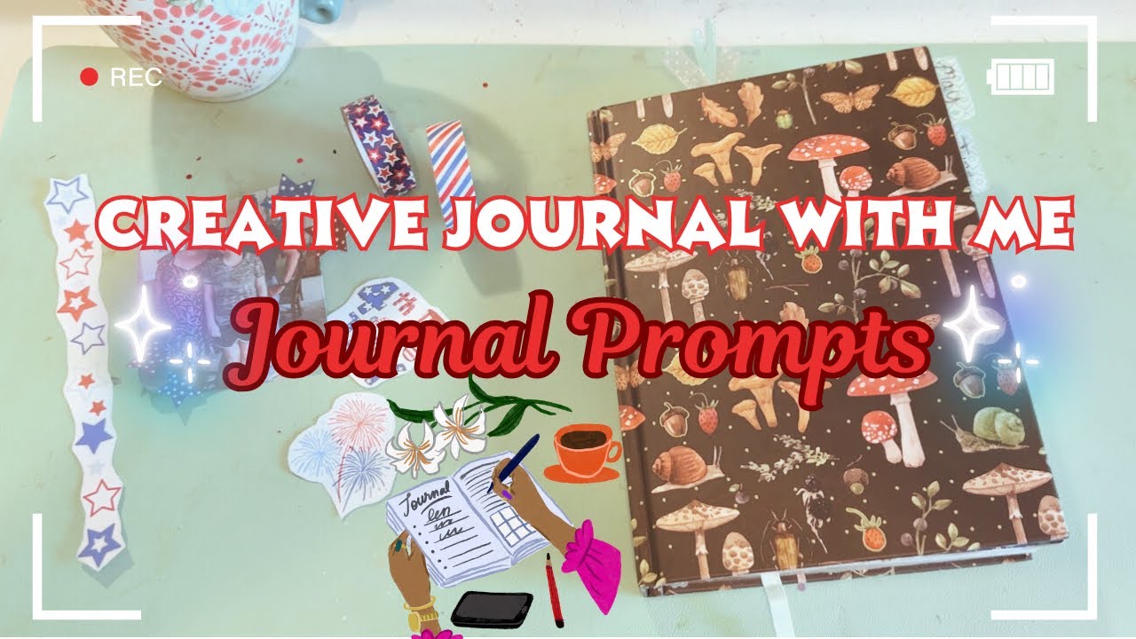Creative Journal With Me | Journaling Prompts | How to Journal Without ...