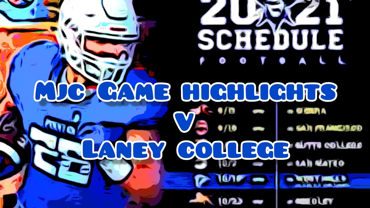 MJC Football vs Laney College 2021 - YouTube