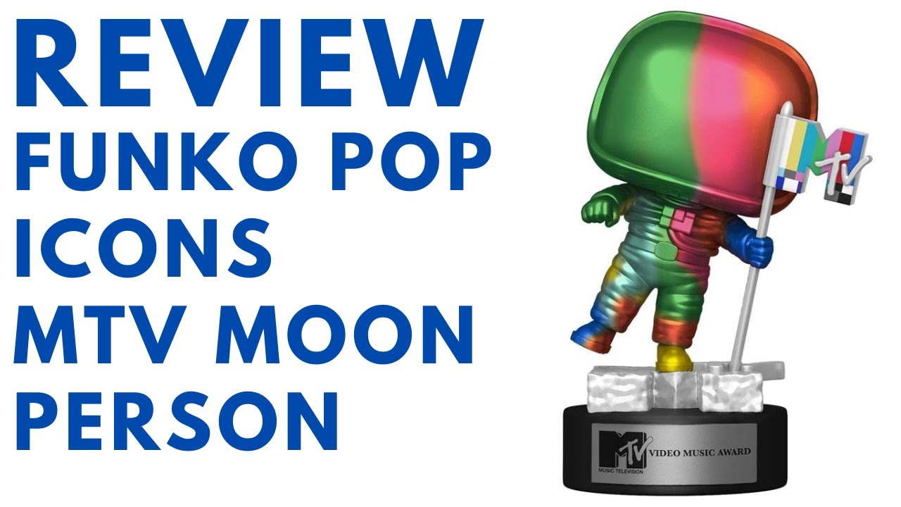 Review Funko POP! Icons MTV Moon person multicolor - YouTube