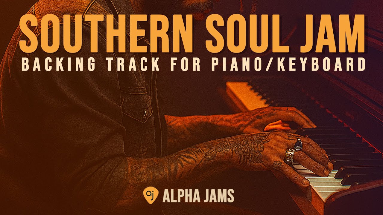 🎹 Southern Rock Blues Piano Backing Track | A Dorian | 80 BPM | Classic ...