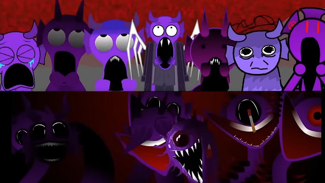 Incredibox Sprunki Durple Retake VS Durple Phase #4 All Character - YouTube