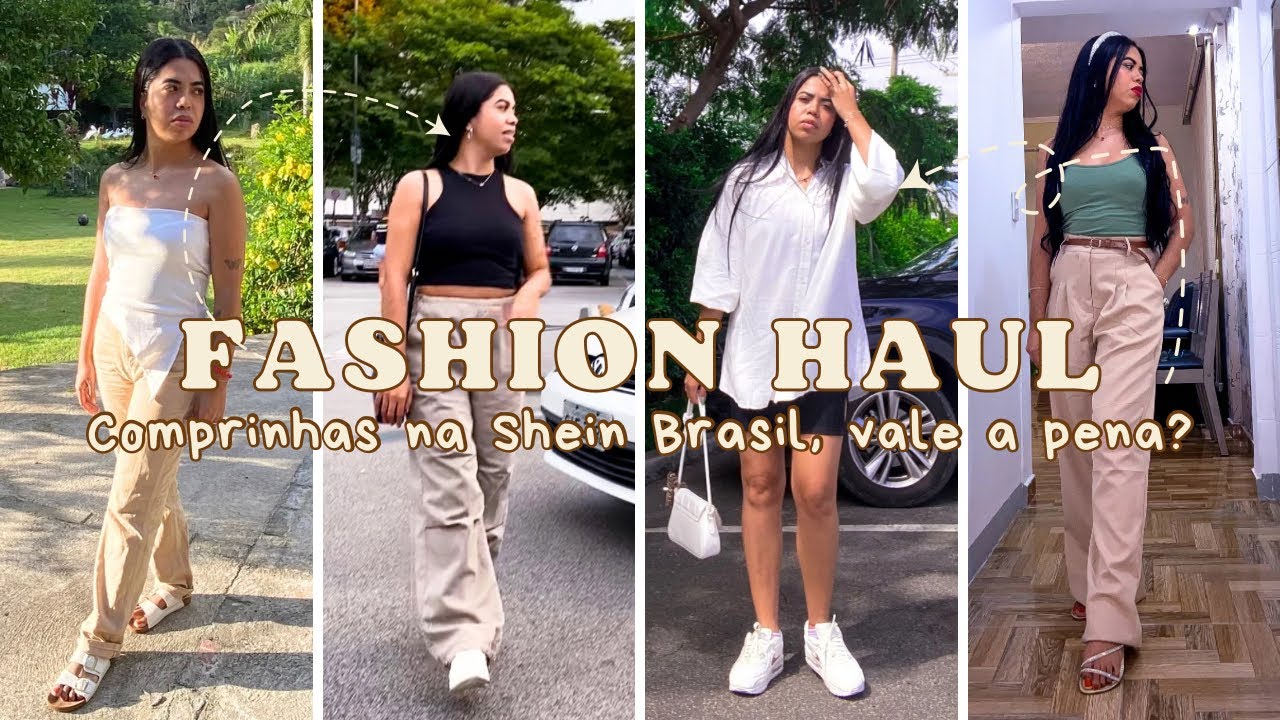 Comprinhas da Shein Brasil (Looks básicos) - YouTube