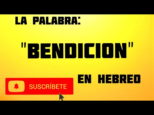 La Palabra Bendición